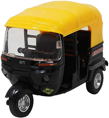 BuyCreativeLife® - Diecast Auto Rickshaw Toy 1:14 Min Model Pull Back ...