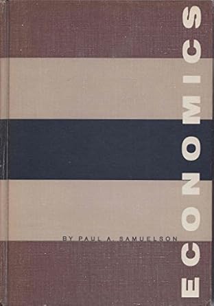 Economics (An Introductory Analysis): Paul A. Samuelson: Amazon.com: Books