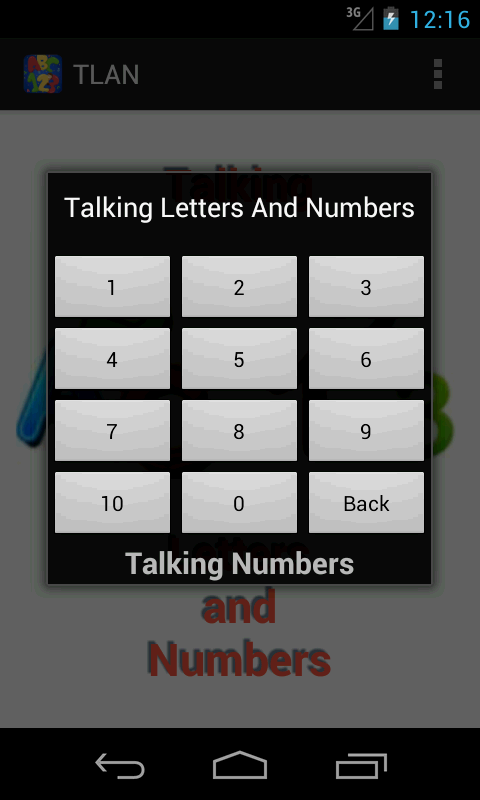 Talking Letters and Numbers:Amazon.co.uk:Appstore for Android