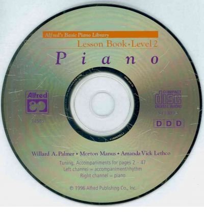 Alfred's Basic Piano Course CD for Lesson Book: Level 2 (Alfred's Basic ...