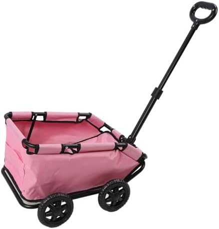 Amazon.com: 4-Wheel Foldable Dog Carts Portable Baby Baby Pet Cat Dog ...