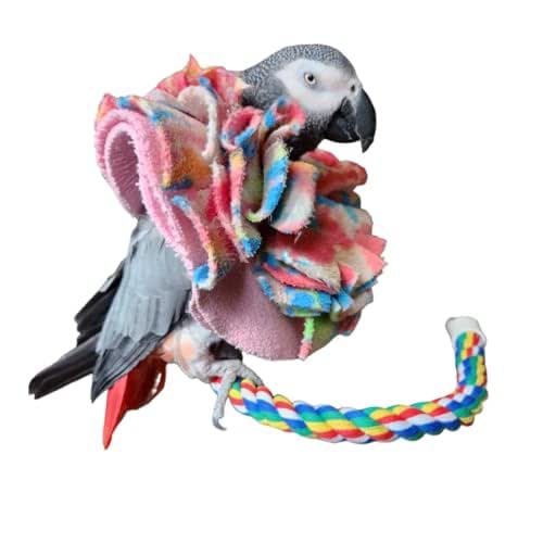 Amazon.com: Parrot Rope Perch for Birds, Parrot Toys, Rope Bungee Bird ...