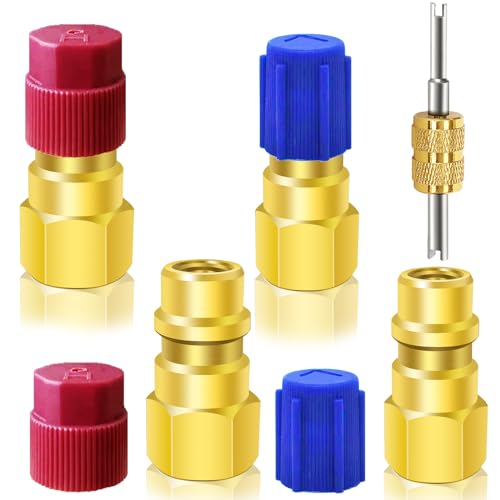R12 to R134a Conversion Kit, R12 to R134a AC Retrofit Fitting Adapter ...