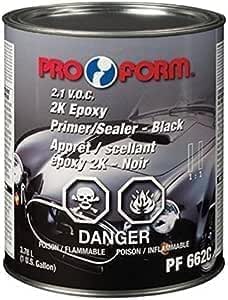 Pro Form PF662C 2.1 V.O.C. 2K Epoxy Primer/Sealer - Black 3.78L, Primer ...