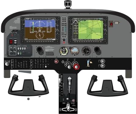 Amazon.com: Cockpit Co. Cessna 172 Cockpit Poster – G1000 & Six-Pack ...