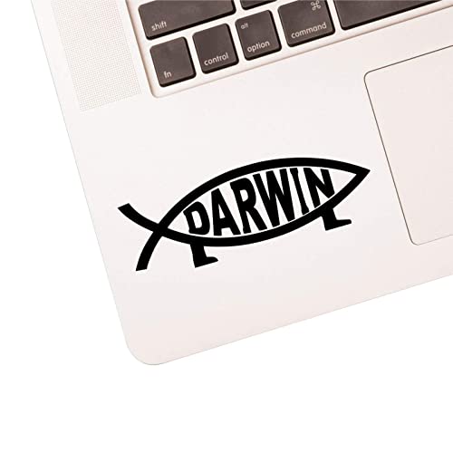 Darwin Fish, Evolution, Laptop vinyl decal sticker : Amazon.co.uk ...