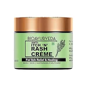 Buy BIOAYURVEDA Anti-Itch 'N' Rash Cream Itchiness, Rashes, Dry ...