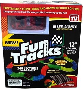 Buy Fun Tracks car Race Track That Bend, Flex and Glow in The Dark ...