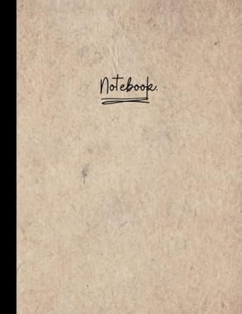 Brown Notebook: Notebook Lineless for Boys and Girls - Unruled 8.5x11 ...