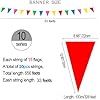 Amazon.com: Colorful Pennant Banner Flags Qifuyeah 300pcs Multicolor ...