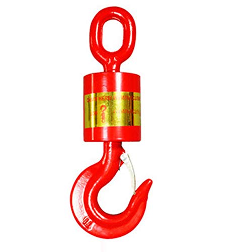 1 Ton Universal Swivel Eye Lifting Hook with Latch and Hammer Heavy ...
