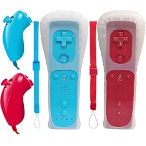 Amazon.com: inventii Wii Remote Controller 2 PACK,Wii Controller With ...
