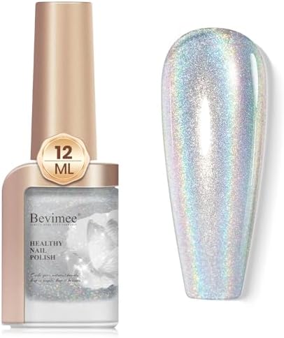 Amazon.com : Bevimee Glitter Nail Polish Quick Dry 12ML Shimmer ...