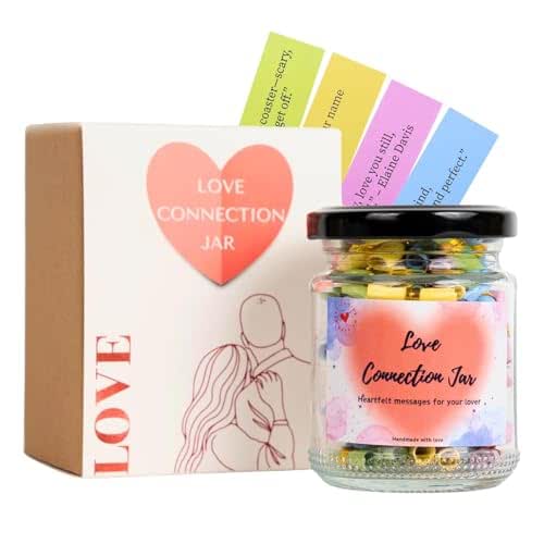 Amazon.com: 90 Love Notes Jar, Long Distance Relationship Gifts ...