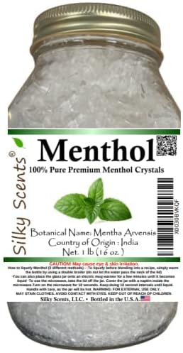 Amazon.com: 1 lb Premium Menthol Crystals 100% Pure Organic and Natural ...