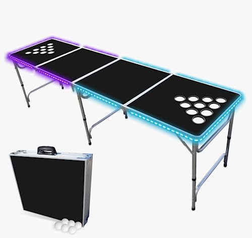 Snapklik.com : PartyPong 8-Foot Folding Pong Table w/Pong Balls