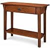 Amazon.com: Leick Home Mission Console Table, Solid Wood, 1 Storage ...