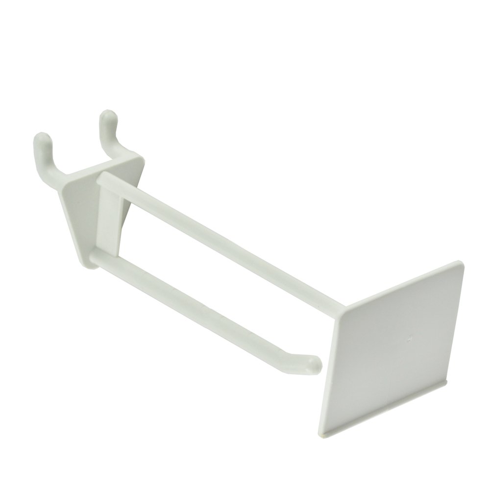 Snapklik.com : Azar 800014-WHT 4-Inch Glass-Filled Nylon Pegboard Scan Hook