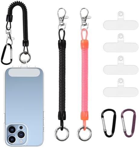 Amazon.com: HOTEMIA Phone Tether Lanyard Anti Theft Phone Strap with ...