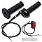 Amazon.com: Riyitauto 7/8" 22mm Twist Throttle Accelerator Soft Rubble Handle Grip Cable kit for ...