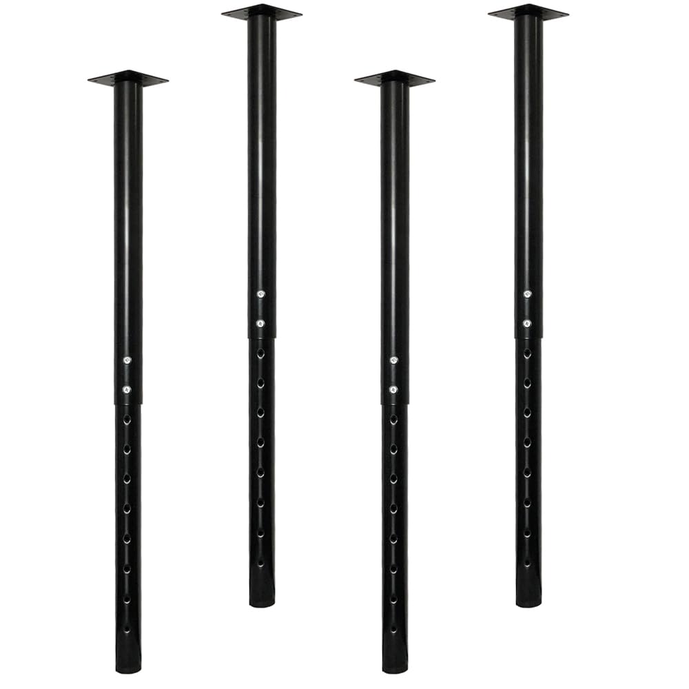 Amazon.com: QLLY Adjustable Round Desk Leg, 24-40 inch, 60-100cm, Home ...