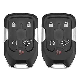 X AUTOHAUX 2pcs 433MHz Car Keyless Entry Remote Control Proximity Smart ...