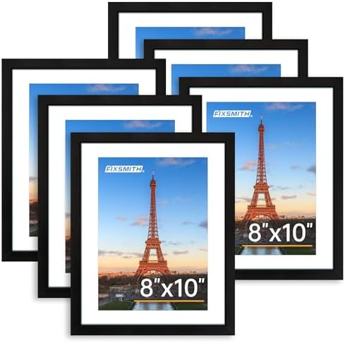 Amazon.com - FIXSMITH 8x10 Picture Frame Set of 6, Photo Frame Bulk ...