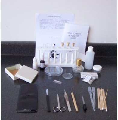 Amazon.com: Microscope Accessory Set & Basic Biology Lab Equipment ...