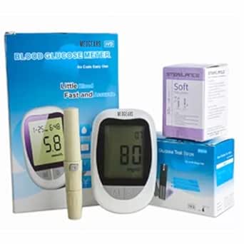 Amazon.com: Medgears One Glucometer Combo, 50 Strips (Multicolor ...