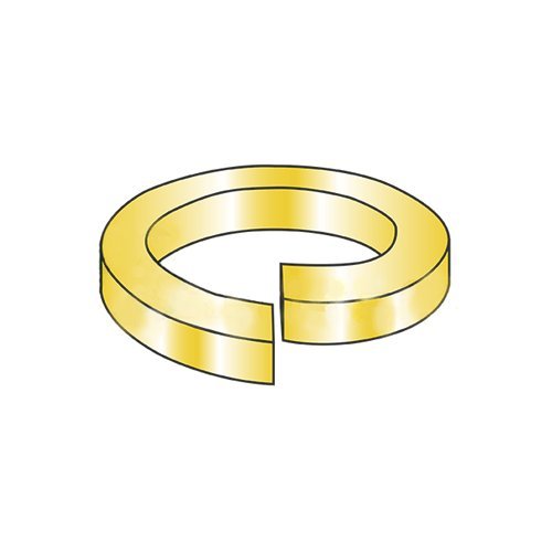 MS35338-41 / #6 Mil-Spec Split Lock Washers/Steel/Zinc Yellow (Carton ...