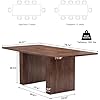 Amazon.com - weselon 78 Inch Dining Table for 6 8 10, Modern Farmhouse ...