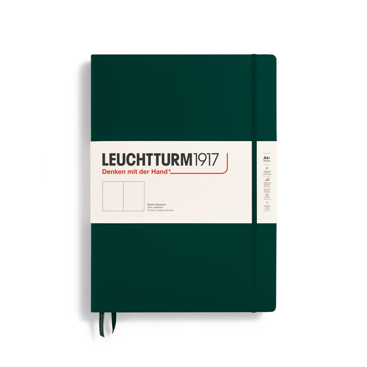 Leuchtturm1917 370263 Notebook Master Classic (A4+), Hardcover, 235 ...