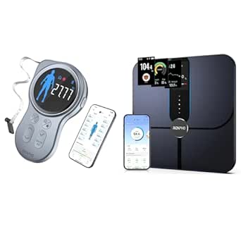 Amazon.com: RENPHO Smart Scale with Color Display & Smart Tape Measure ...