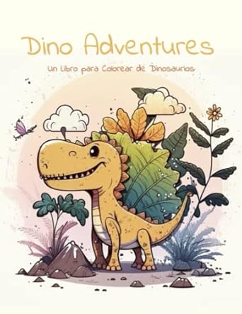 Amazon.com: "Dino Adventures": Un Libro para Colorear de Dinosaurios ...