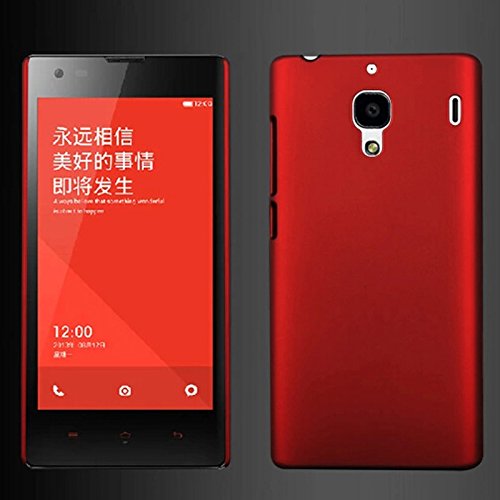 Rishabh Exports Matte Finish Back Case Cover For Redmi 1S (Red) With ...