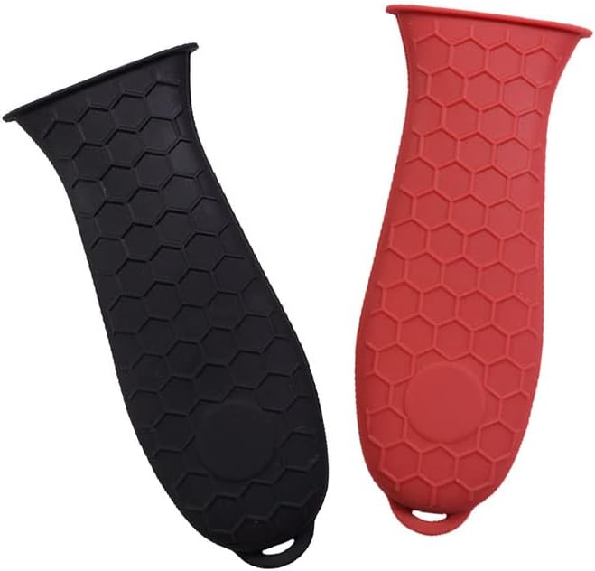 Amazon.com: 2 Pairs Silicone Assist Hot Pan Handle Holder, Hot Skillet ...