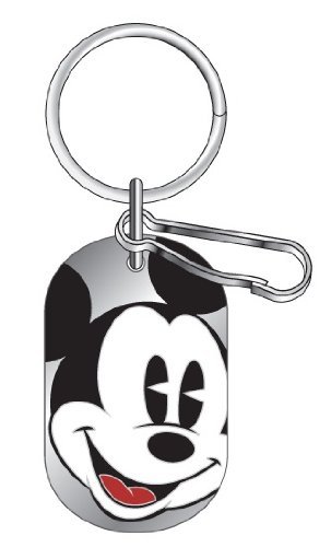 Mickey Mouse Classic Face Expression Car Truck SUV Dog Tag Key Chain ...