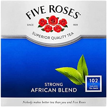 Amazon.com : Five Roses Tea - African Blend Strong Tea Bags (Pack of ...