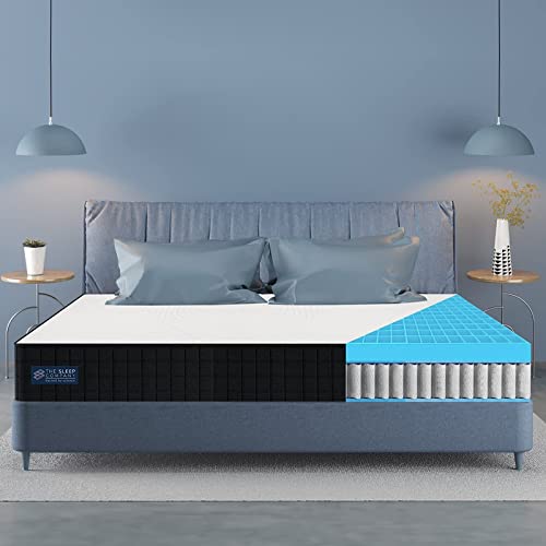 The Sleep Company SmartGRID Luxe Hybrid 10 inch Pockted Spring King ...