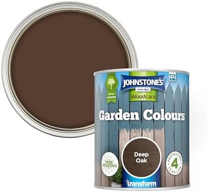 Johnstone's Garden Colours, Deep Oak, Fade-Resisting, Easy to Apply ...