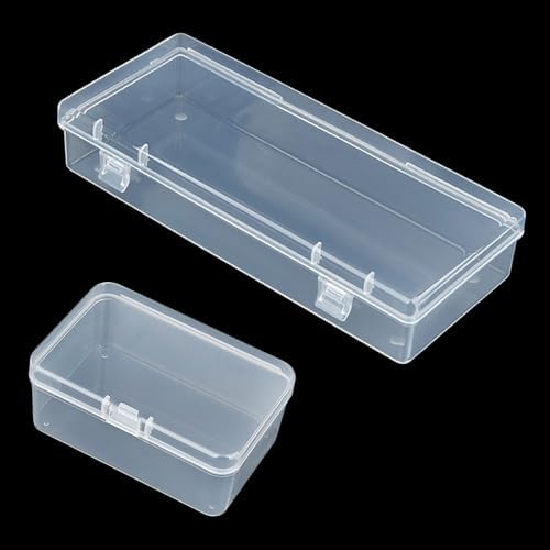 Amazon.com: Thintinick Rectangular Mini Clear Plastic Storage ...