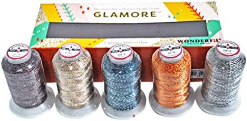 Amazon.com: Wonderfil Glamore Simply Elegant Thread Pack : Arts, Crafts ...