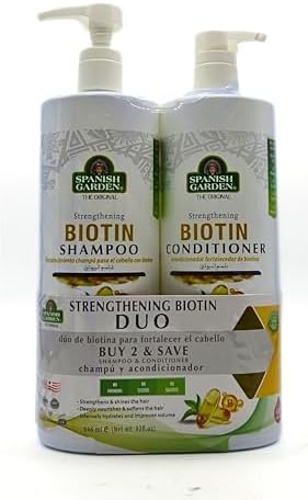 Amazon.com : Spanish Garden | Hair Strengthening Biotin Shampoo ...