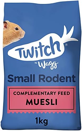 Wagg Twitch Small Rodent Food 1kg (Pack of 9) - Complementary Feed ...