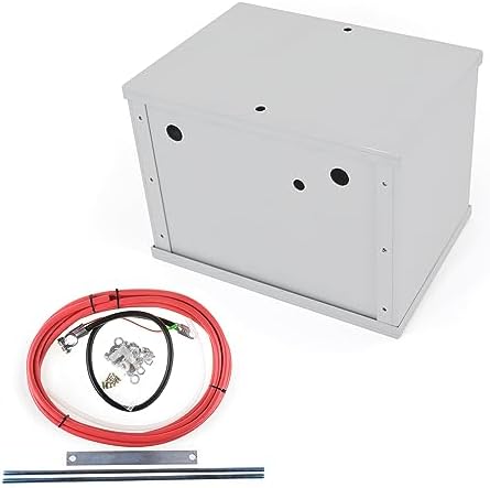 ZHSYMX Complete Aluminum Battery Box Battery Relocation Kit Trunk Fit ...