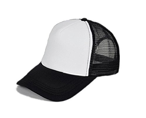 Buy Michelangelo White Black Half Net Unisex Cap at Amazon.in