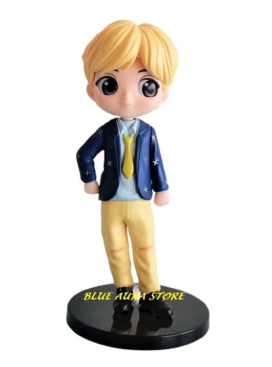 Blue Aura BTS Jimin Figure Big Size Height 15.5CM Bangtan Boys Collectible- Idol (Jimin ...
