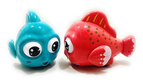 Buy FunBlast Push and Go Cute Fish Cartoon Toy for Kids with Super ...