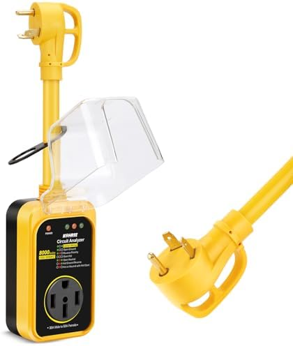 Amazon.com: Maypott 30 Amp RV Surge Protector with 50A to 30A ...