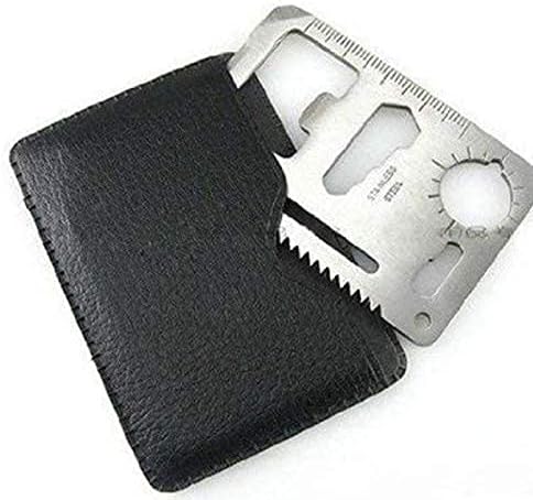 Wallet Ninja 18 in 1 Multi-purpose Credit Card Size Metal Pocket Tool ...